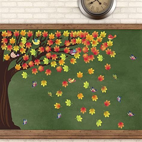 128 Pieces Classroom Tree Bulletin Board Set Trees For Bulletin Board