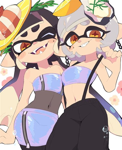 Kiirono Callie Splatoon Callie Summer Nights Splatoon Marie Splatoon Marie Summer