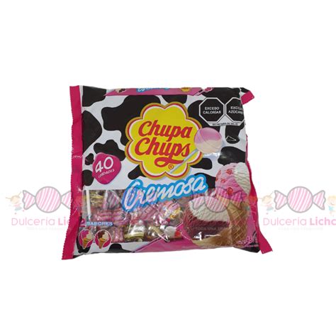 Chupa Chups Cremosa 40pz Dulcería Licha