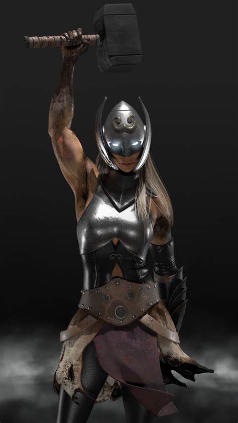 Jane Foster Thor Alyvia Plummer On Artstation At Artwork Xxzbx