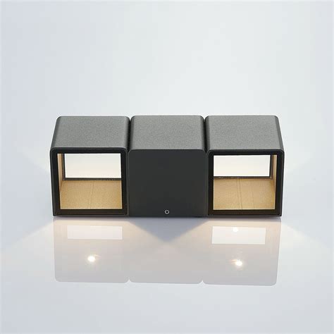 Niclas Led Outdoor Wall Light Angular Lightsie