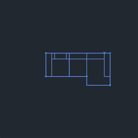 Download Cad Dynamic Blocks And Vector Modular Sofa 02 Cadasbuilt
