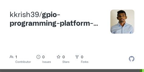 Github Kkrish39gpio Programming Platform Device Sysfs