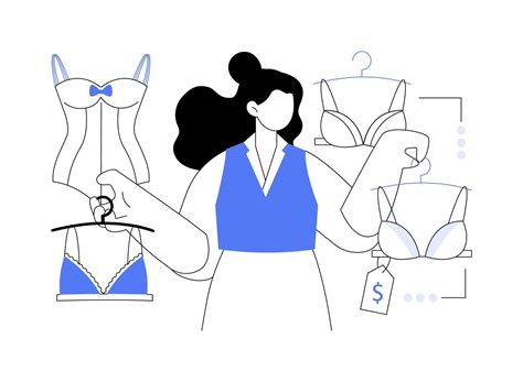 Lingerie Shop Isolated Cartoon Illustrations 46022959 Vector Art At