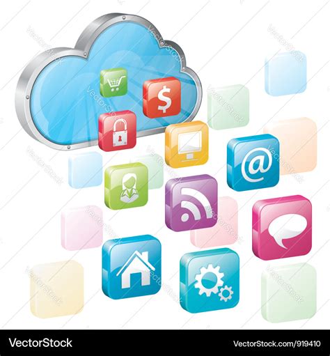 Cloud Computing Royalty Free Vector Image Vectorstock