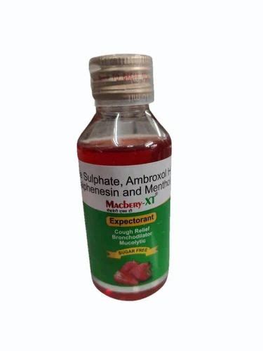 Macbery Xt Cough Relief Syrup Packaging Size 100 Ml At ₹ 90 Bottle In Muzaffarpur