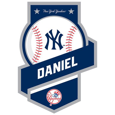 New York Yankees Banner Badge With Personalized Name Official Ml New York Yankees
