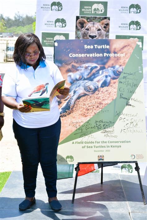 Launch Of The Sea Turtle Conservation Protocol In Kenya Ministry Of
