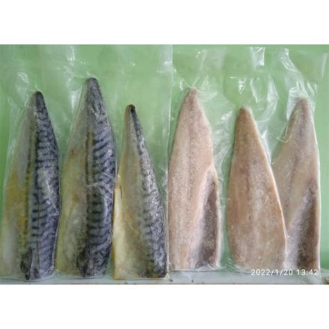 Jual Ikan Laut Makarel Mackarel Kemasan Vacum 500 Gram Frozen Food