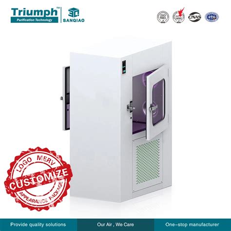 Cleanroom Pass Through Box Air Shower Cleanroom Pass Box For Clean