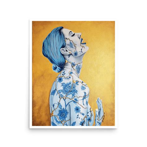 Kintsugi Woman 5 Print On Enhanced Matte Paper