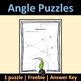 Free Angle Relationships Activity To Find Missing Angles In Puzzle For Geometry