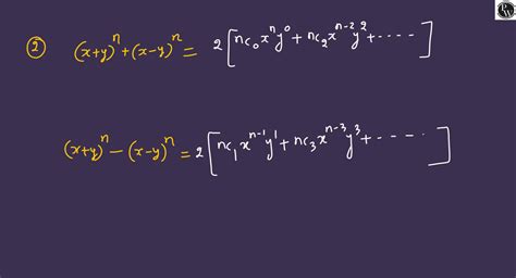 Solution Binomial Theorem 02 Properties Of Binomial Theorem Jee Class