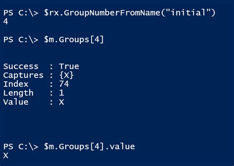 Powershell String Parsing With Named Captures And Regex