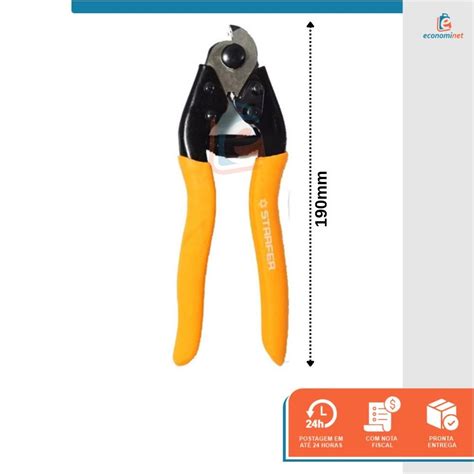 Alicate De Corte Para Cabos De Aço Starfer 75 Polegadas Madeiramadeira