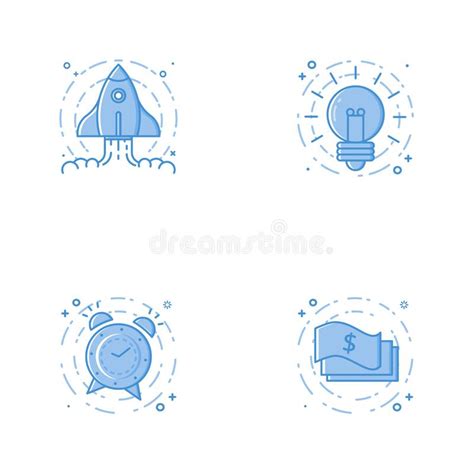 Rocket Bulb Vector Log Design Stock Vector Illustration Of