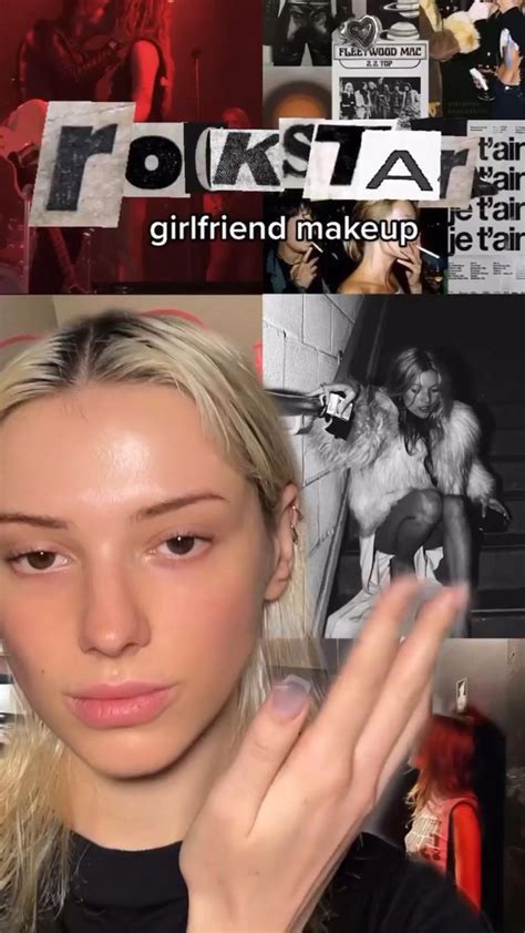 Rockstar Girlfriend Makeup Tutorial Aesthetic Makeup Skin Makeup