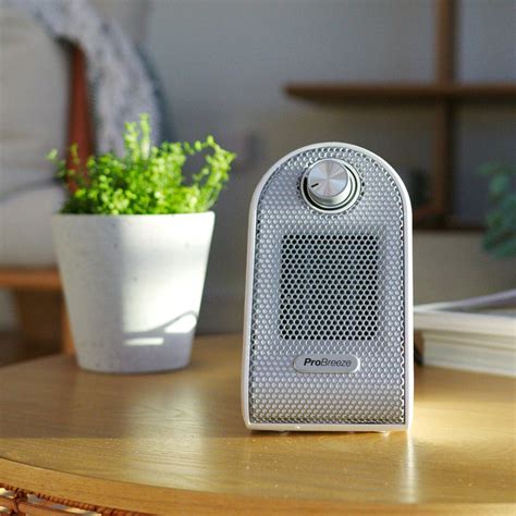 500w Mini Personal Ceramic Fan Heater Free Delivery Pro Breeze