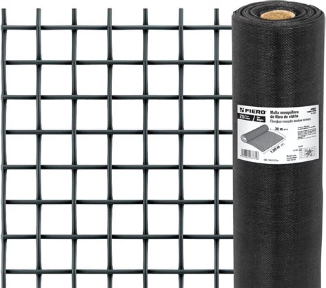 Malla Mosquitera Fibra De Vidrio Negra 150 X 30 M 44997