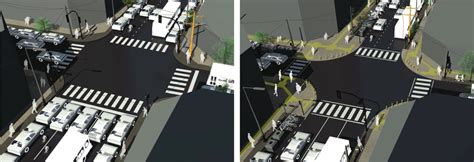 Redesign Of One Of The Street Intersections Download Scientific Diagram