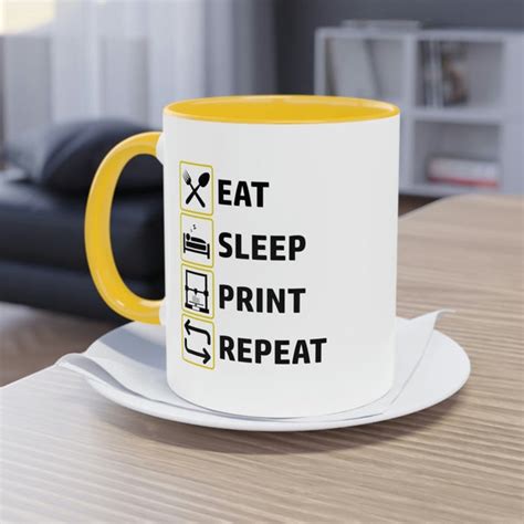 Eat Sleep Repeat Mug Etsy