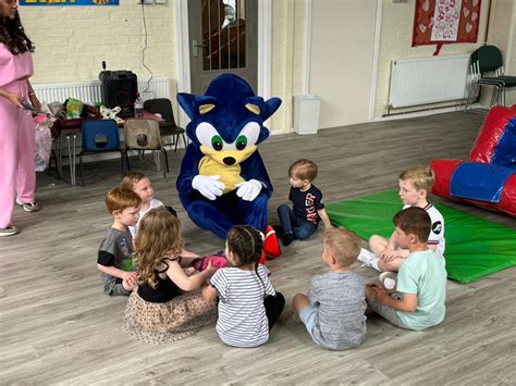 Sonic Mascot Costume Hire Neverland Parties Neverland