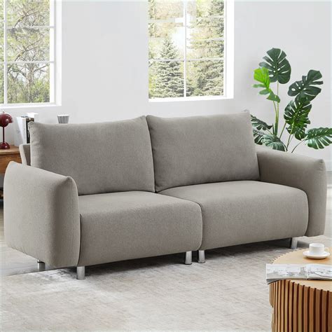 Ebern Designs Bread Sofa 2 Seater Loveseat Couch Loose Back Sectional