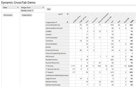 Cross Table Radiant Logic Documentation