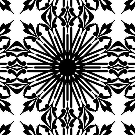 Symmetry Pattern Vector Hd Images Illusion Black And White Symmetry