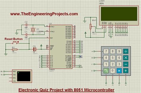 Electronic Quiz Project With 8051 Microcontroller The Engineering
