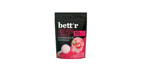Protein Shake Fraise And Noix De Coco Bio 450 Gr Bettr