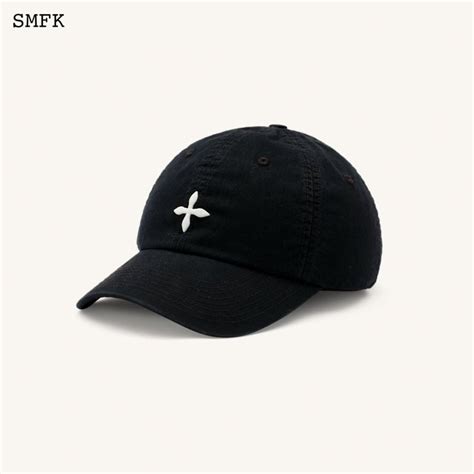 Compass Classic Cross Baseball Cap In Black Smfk Official