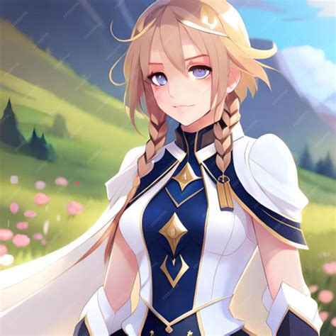 Premium Ai Image Beautiful Girl Genshin Impact Character Design