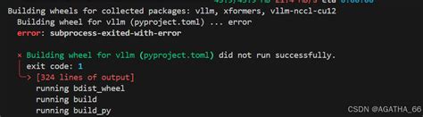 【已解决】vllm报错： Attributeerror ‘opnamespace‘ ‘c‘ Object Has No