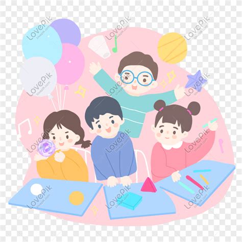 행복한 어린이 날 Png 일러스트 무료 다운로드 Lovepik