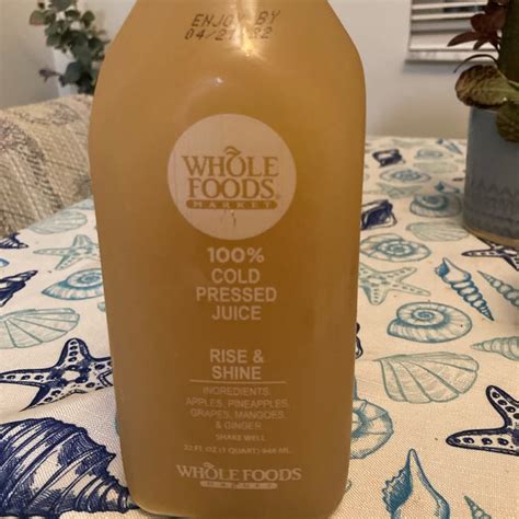 Whole Foods Market Rise And Shine Cold Pressed Juice Review Abillion