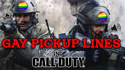 Using Gay Pickup Lines In Call Of Duty Youtube