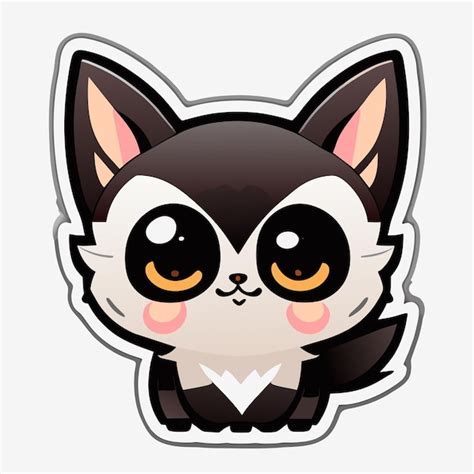 Personnage De Dessin Animé Mignon Chien Assis Vecteur Premium