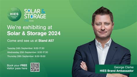 🔊 Hies Consumer Code At Solar And Storage Live 2024 🔊 Were Excited To Share That Hies Will Be