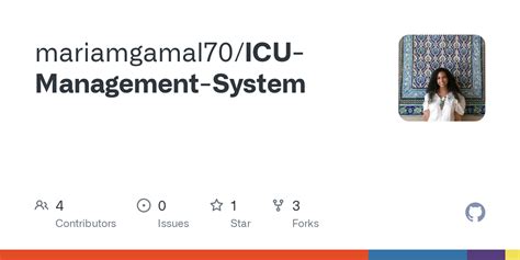 GitHub Mariamgamal ICU Management System