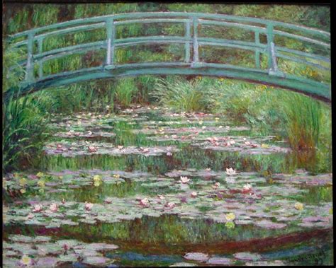 Bridge Over A Pond Of Water Lilies 1899 Claude Monets Masterpiece