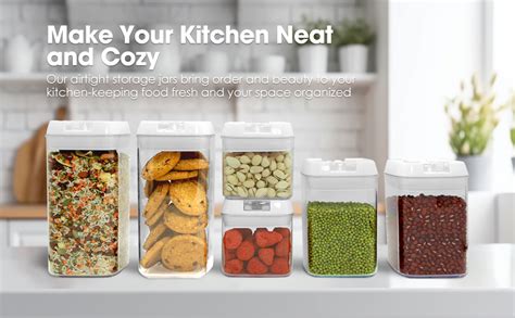 Bytestar Airtight Food Storage Containers With Lids7 Pcs
