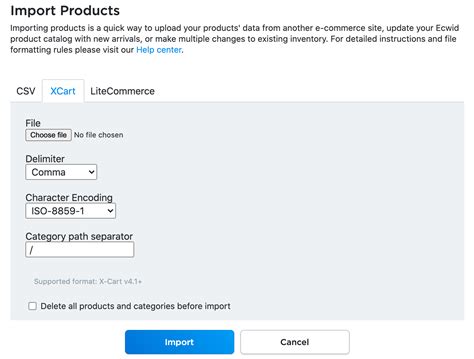 Importing Product Options Legacy Ecwid Help Center