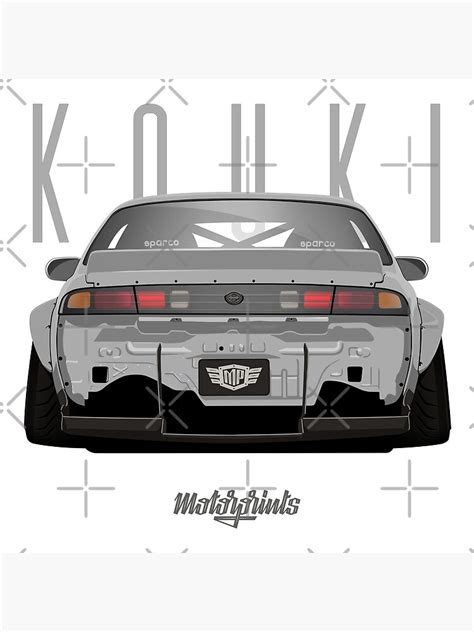 Kouki S14 Gray Poster For Sale By Motorprints Redbubble