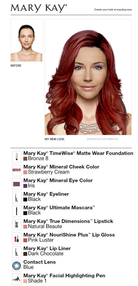 I Just Got A Great New Look Using The Free Mary Kay® Virtual Makeover
