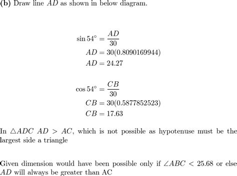 solve given triangle below quizlet