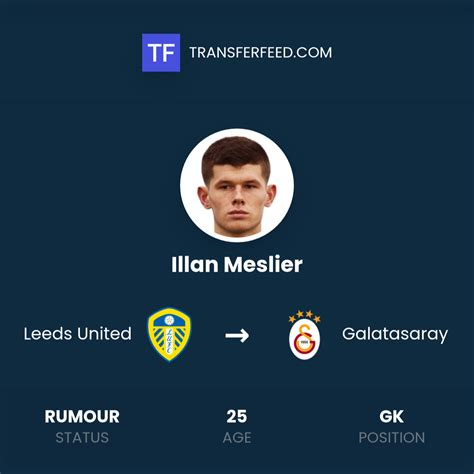 Illan Meslier Transfer From Leeds United To Galatasaray Transferfeed