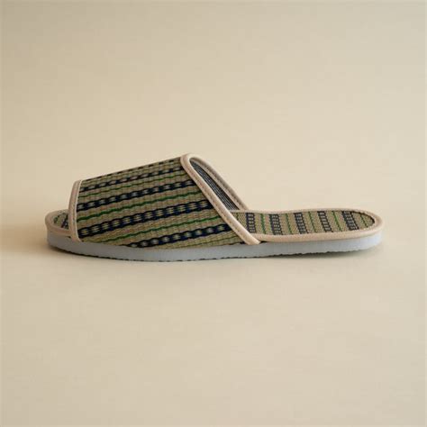 Rush Grass Slippers Green