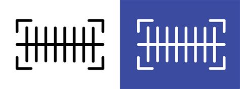 Bar Code Scanner Icon Logo Sign Set Outline 48258114 Vector Art At Vecteezy