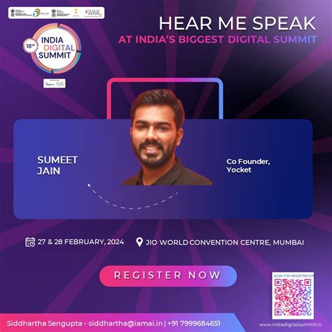 sumeet jain on linkedin will be speaking at the india digital summit